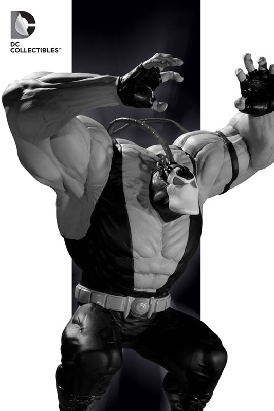 Bane Black And White Statue